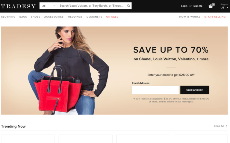 Tradesy Review 2020 | Trade Unused Clothes Online For Cash