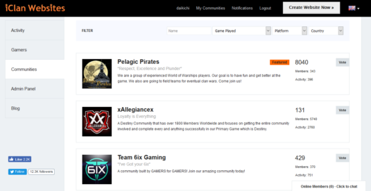 iClan Websites Review | Build Your Gaming Website Today